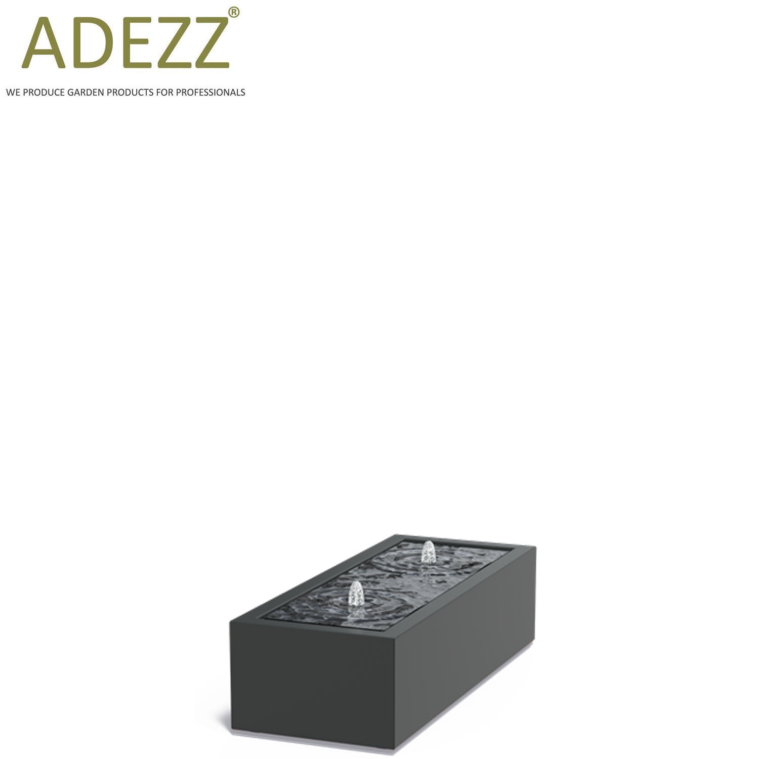 ADEZZ ALUMINIUM WATER TABLE AB6.2 | 150CM X 60CM X 40CM | MODERN GARDEN ...