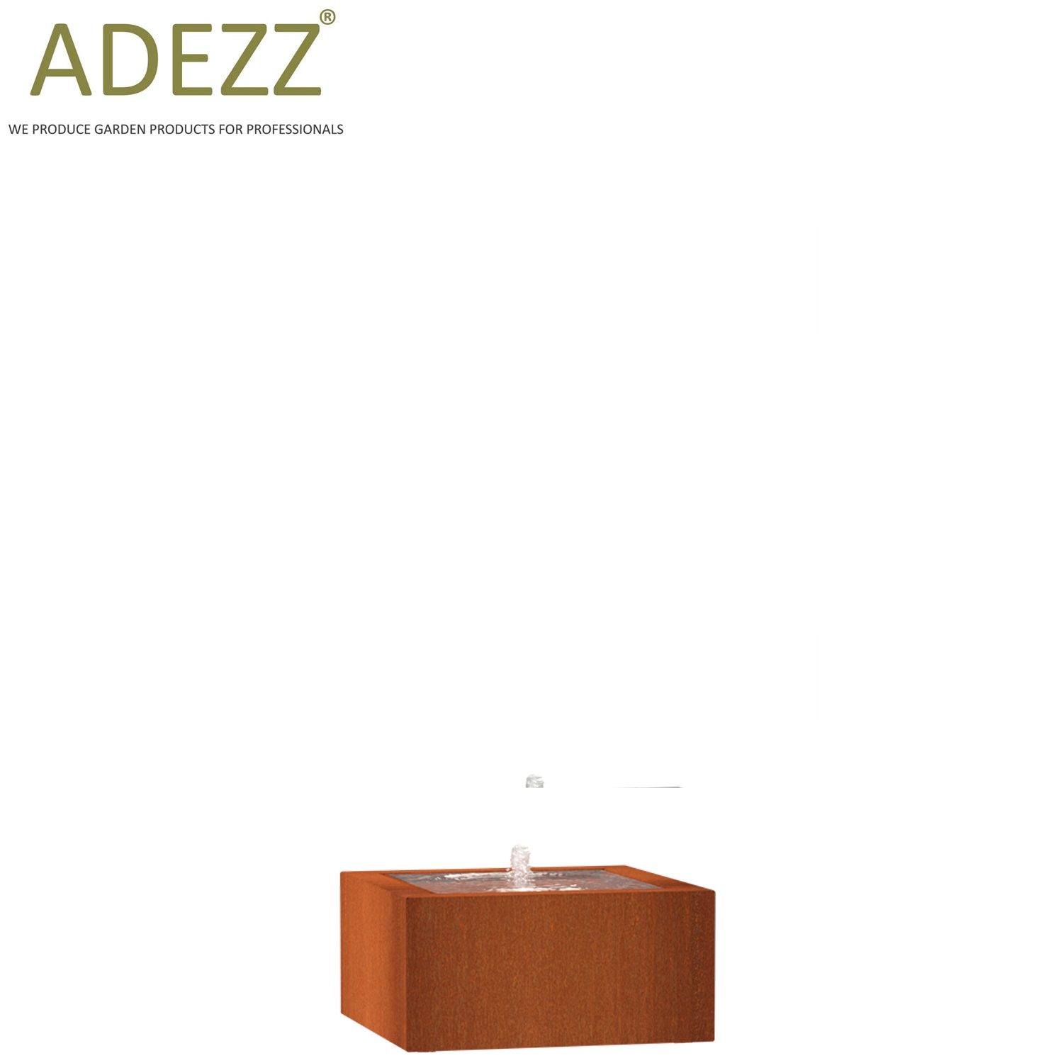 CB13 ADEZZ Corten Steel Water Table Feature