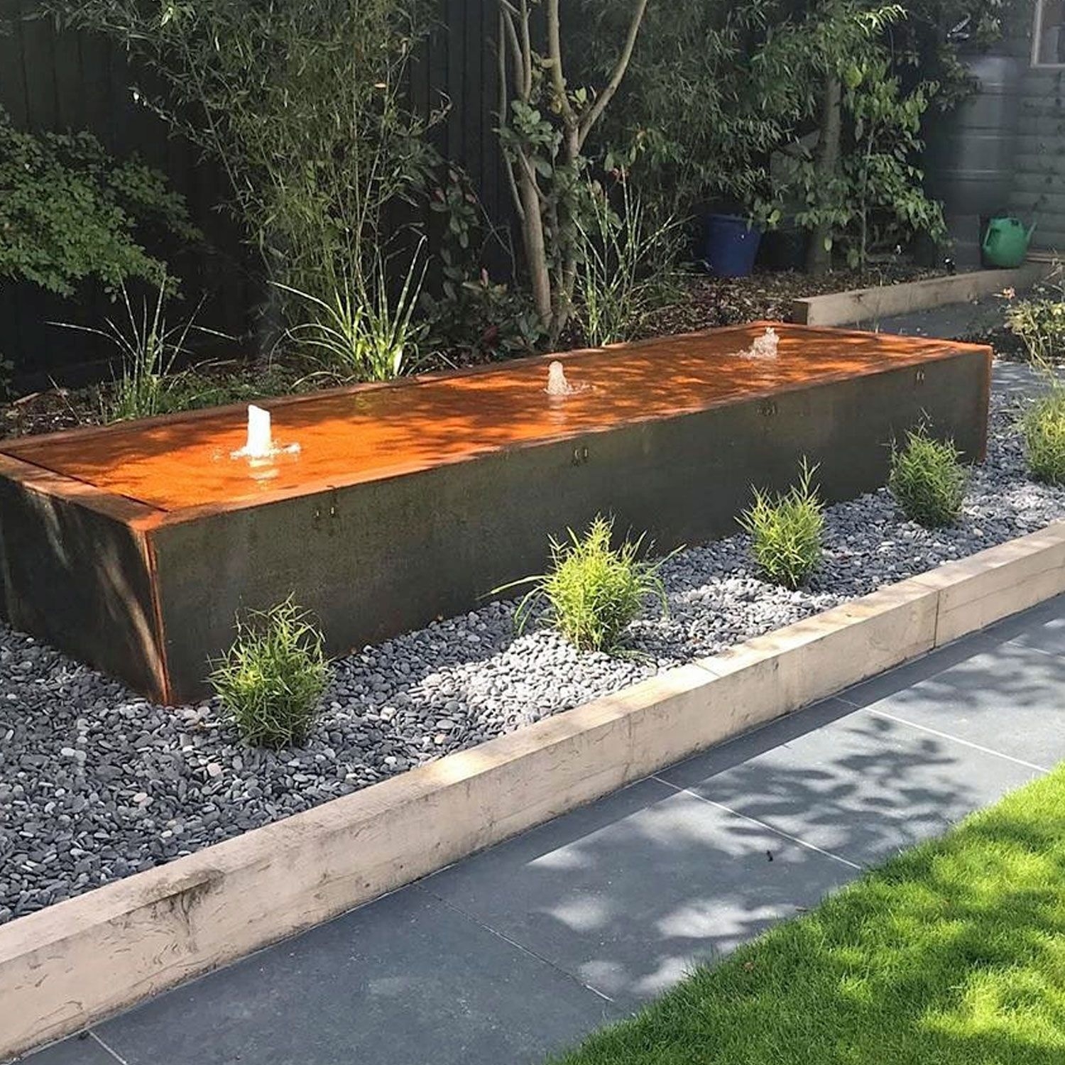CB4 ADEZZ Corten Steel Water Table Feature