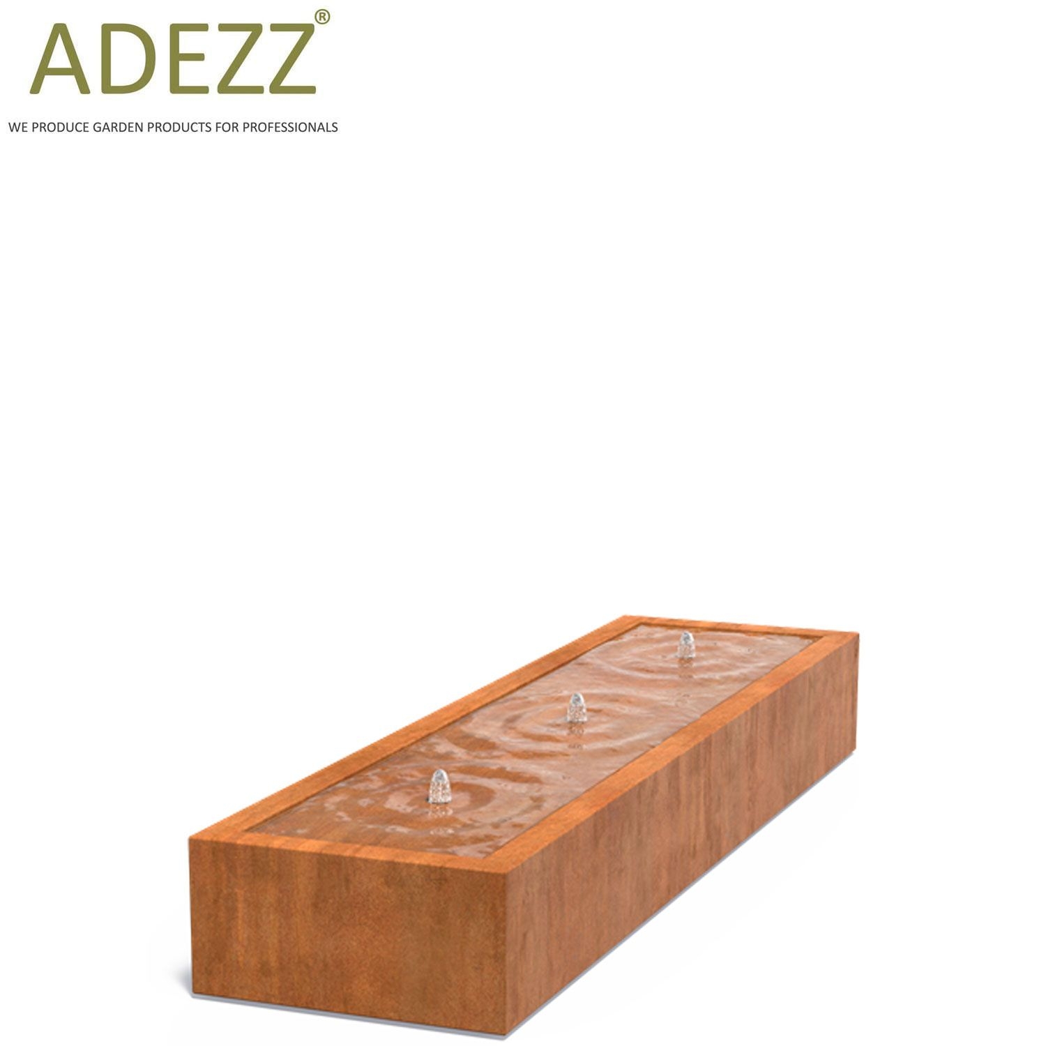 CB4.1 ADEZZ Corten Steel Water Table Feature