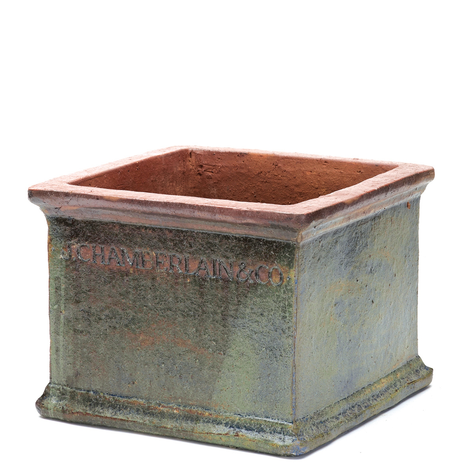 J Chamberlain & Co Antique Blue Square Planter (2 sizes) - AA0150 - J ...