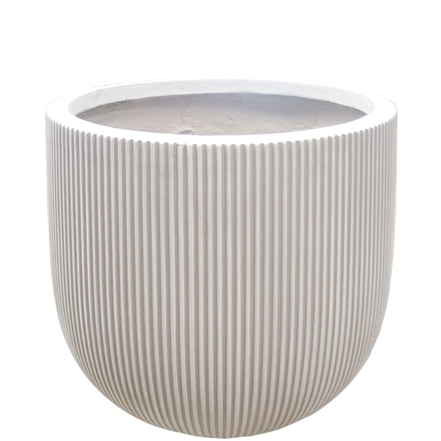 Echo White Egg Pot (4 sizes) - EC38 - Echo - Riverhill Garden Supplies