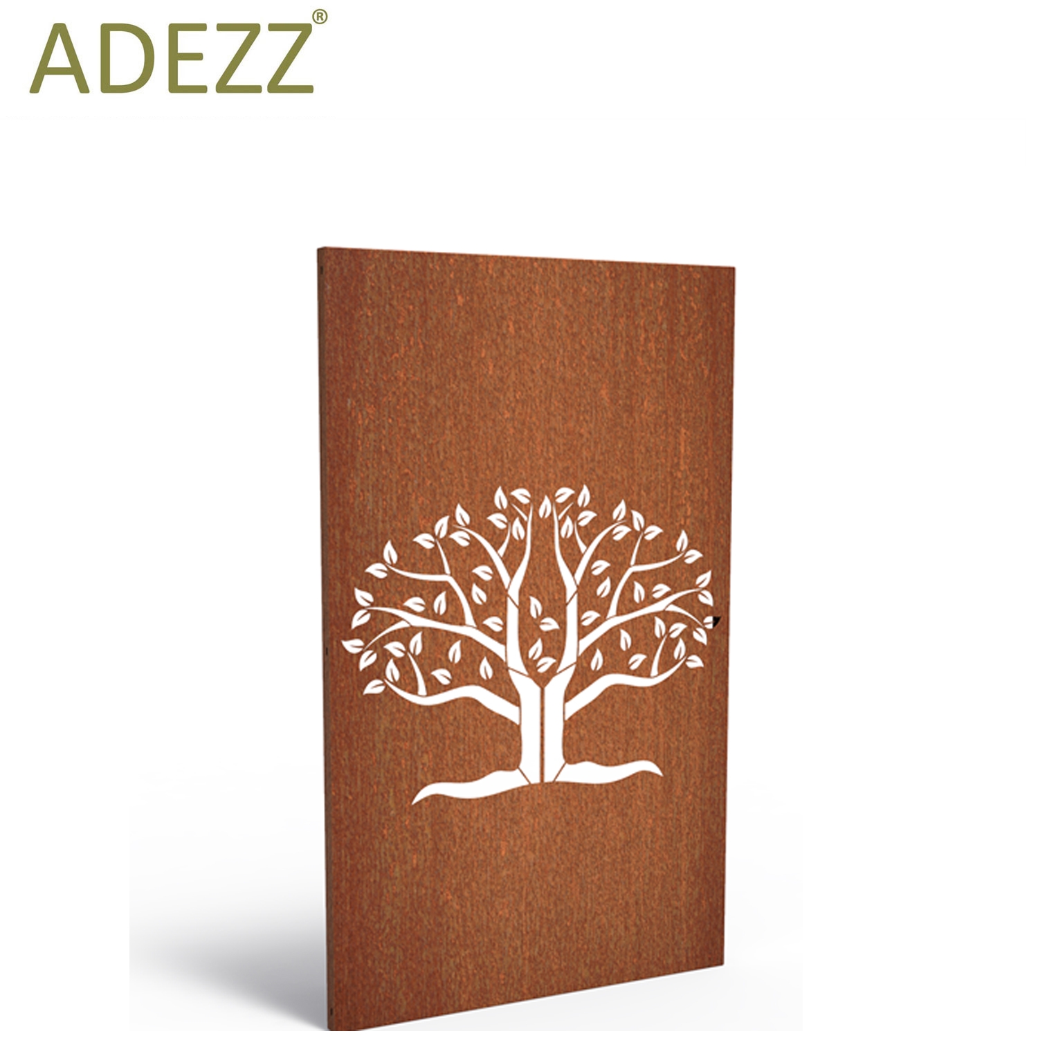 ADEZZ Corten Steel Tree of Halves Garden Panel | Riverhill Garden Supplies