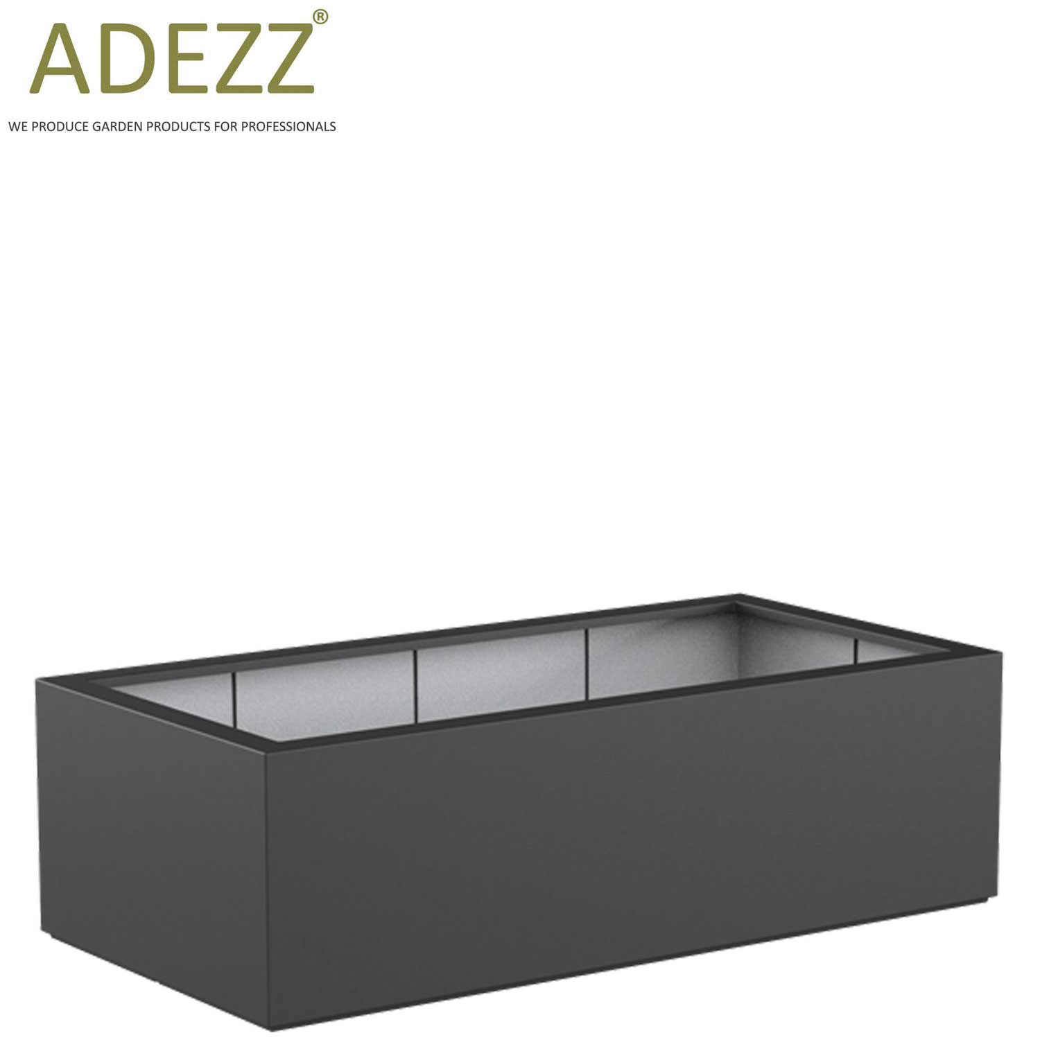 Large CARREZ fibreglass garden troughs by ADEZZ