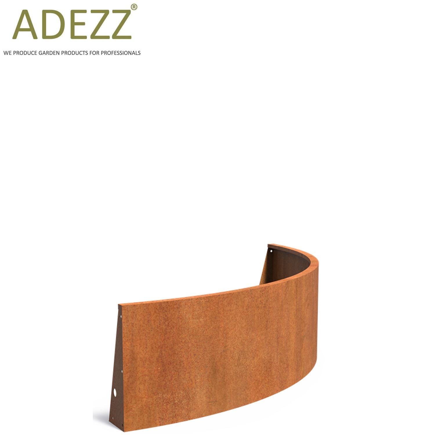 Corten Steel Retaining Wall Installation Corten Steel Retaining Wall