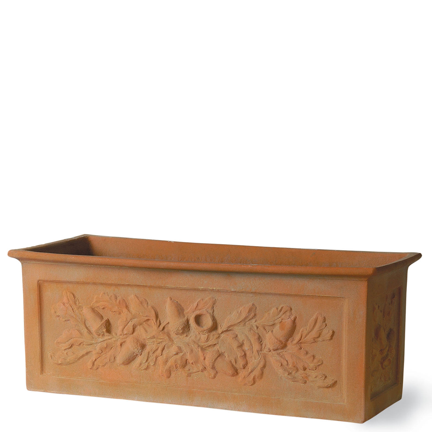 Fibreglass Faux Terracotta Oakleaf Trough (2 sizes) - OT - CGP East ...
