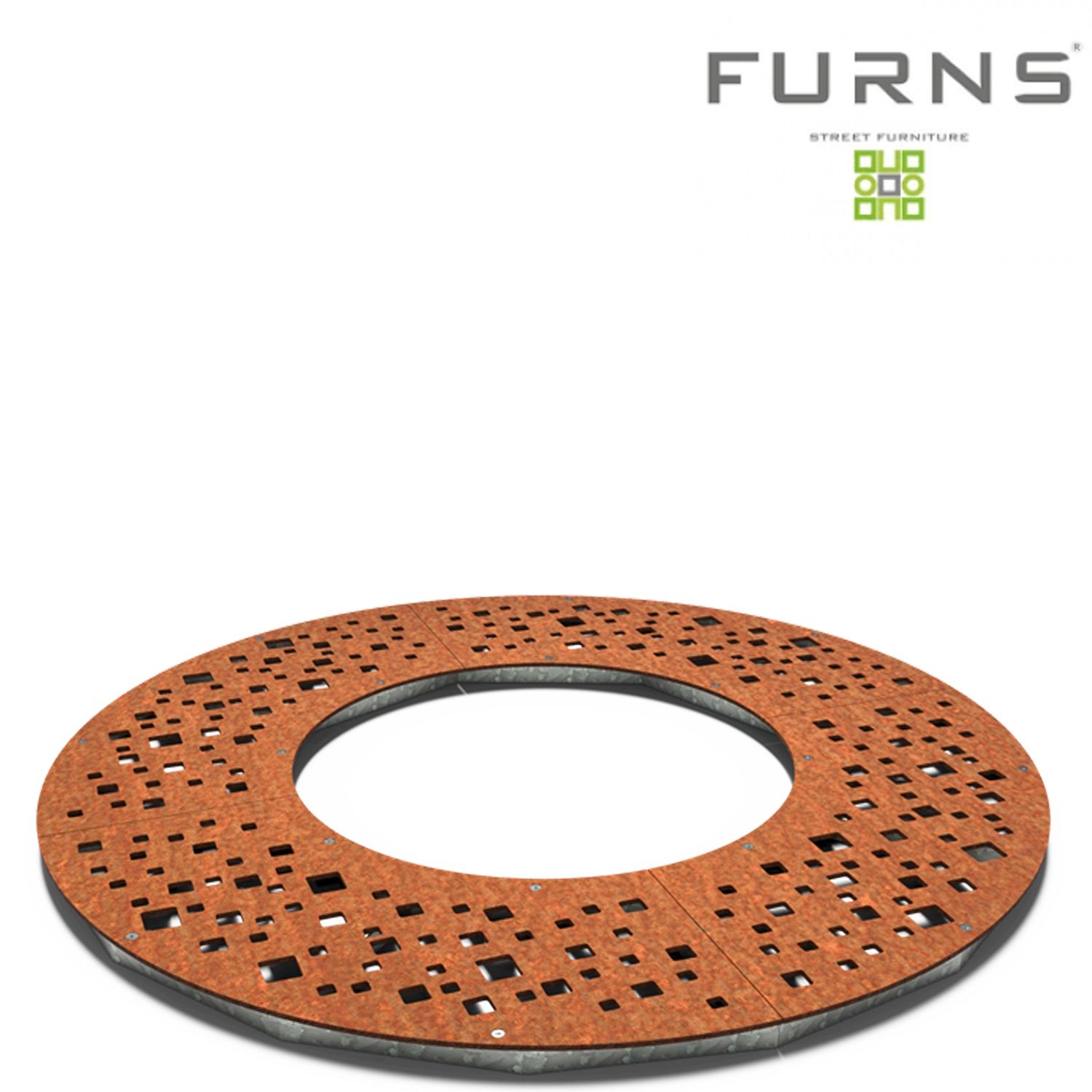 FURNS Corten Steel Round Cubic Tree Grate (5 sizes) - CRTG - FURNS ...
